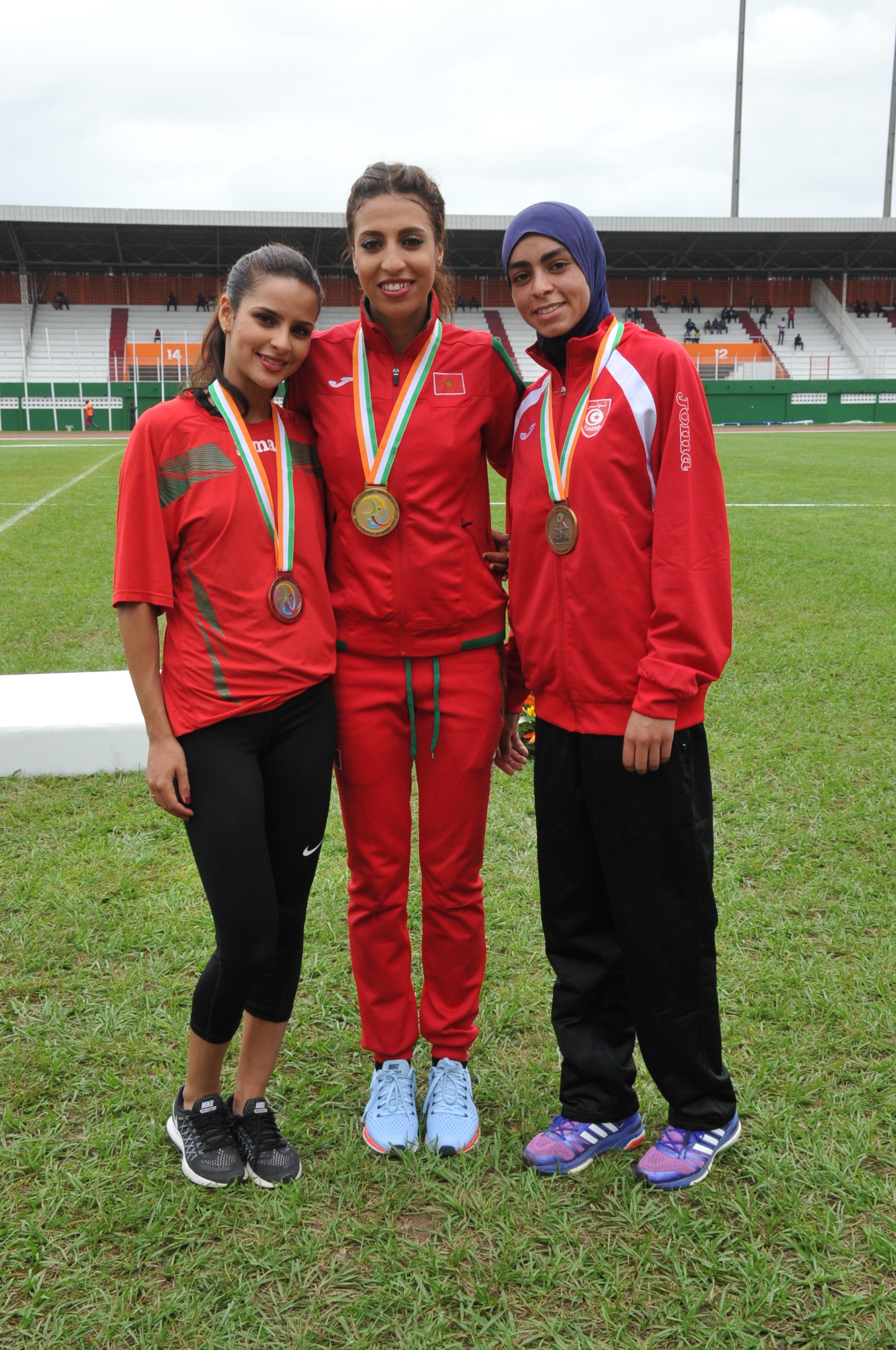 Podium 3000 m steeple | Jeux de la francophonie